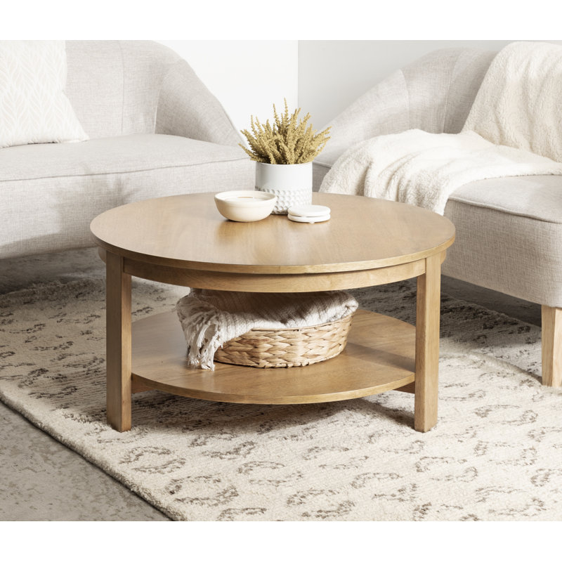 Round tiered coffee table store